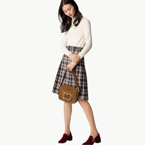 Tory Burch | Skirts | Nwt Tory Burch Runway Garrett Skirt In Milano ...